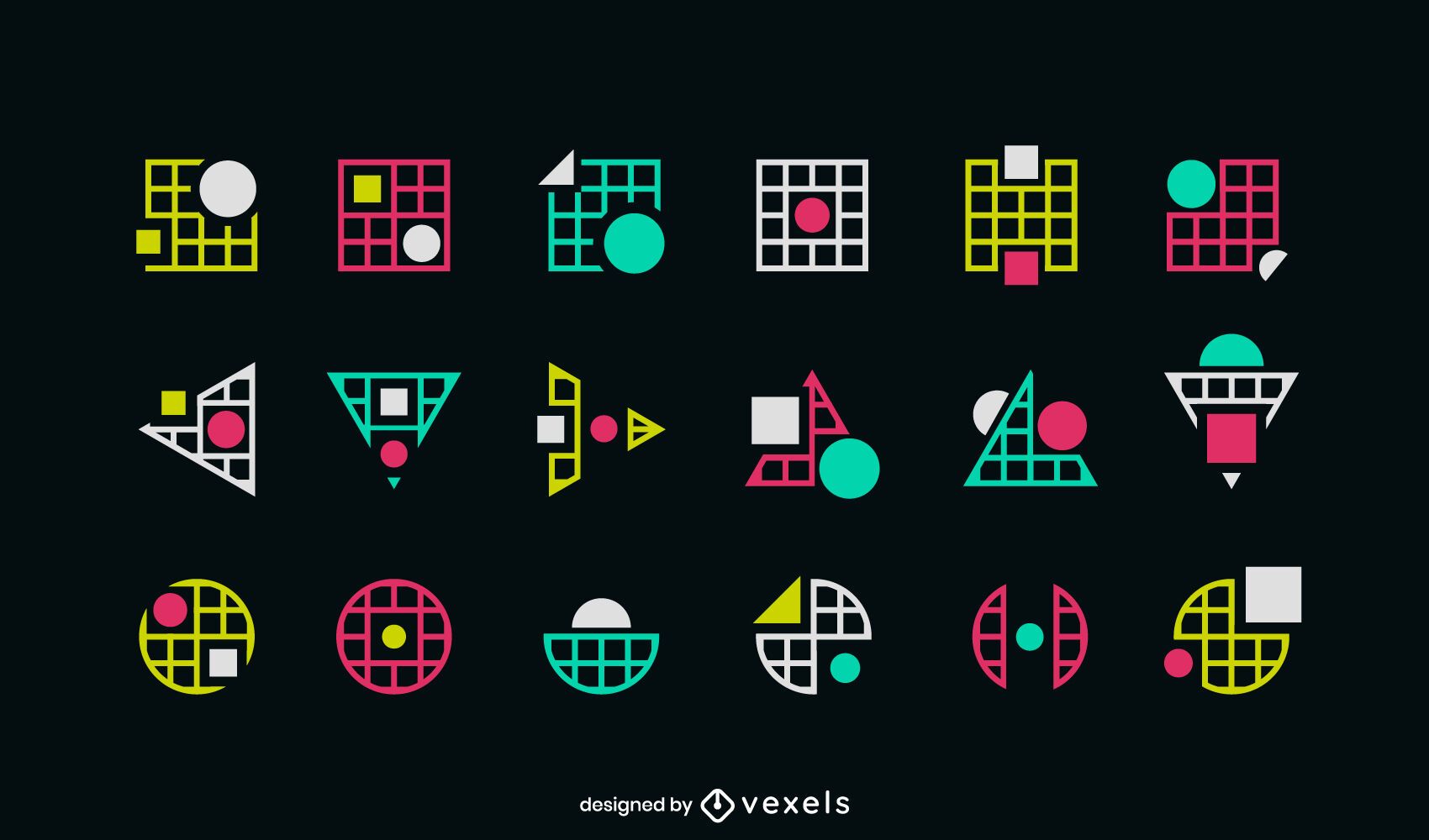 Logo set Graphics to Download
